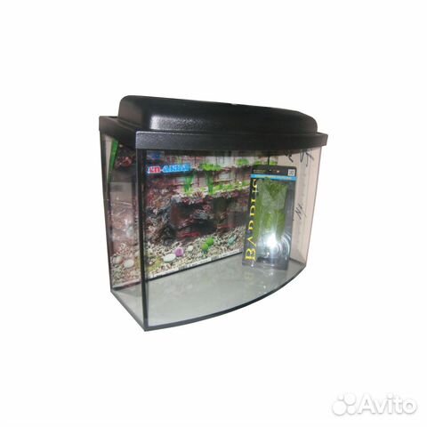 Аквариум новый выгнутый 32литра