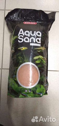 Песок для аквариума цветной