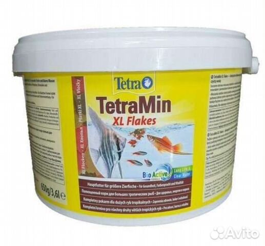 Корм для рыб Tetra TetraMin XL, хлопья, 10 л