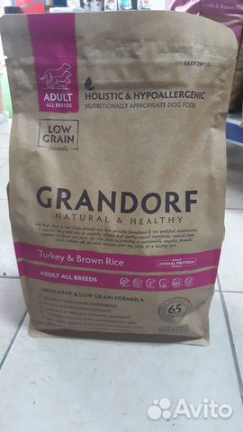 Grandorf DOG Turkey&Rice ALL breeds (индейка с р