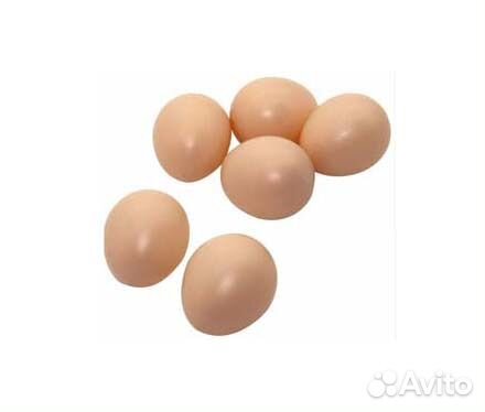 Яйцо искусственное подкладное куриное, муляж яйца