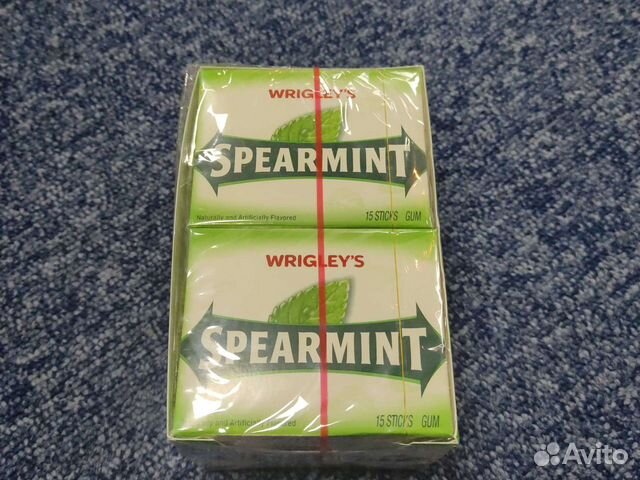 Американская жвачка Wrigley's spearmint просрочка купить в Москве ...