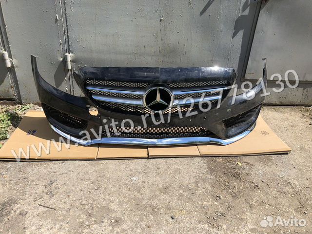 Бампер передний Mercedes C W 205 AMG в сборе до ре купить в Москве ...